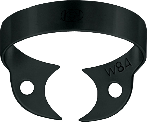 Wingless Pre-Molar Clamp W8A Black